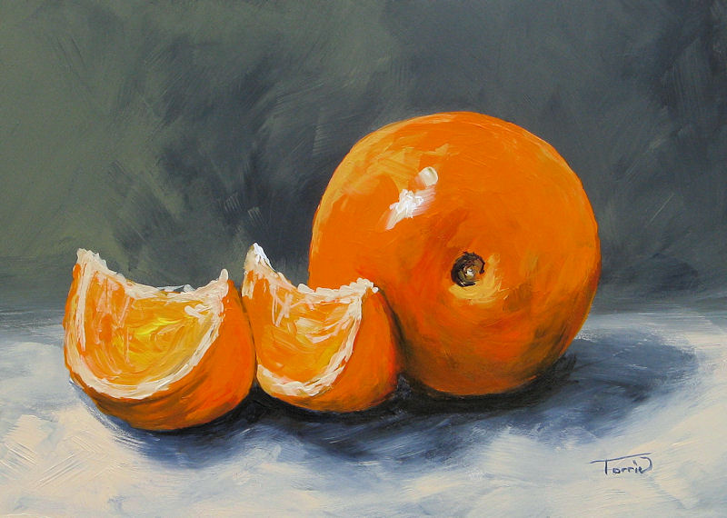 Torrie Smiley, Original Works of Art: New Orange Painting ~ Fresh ...