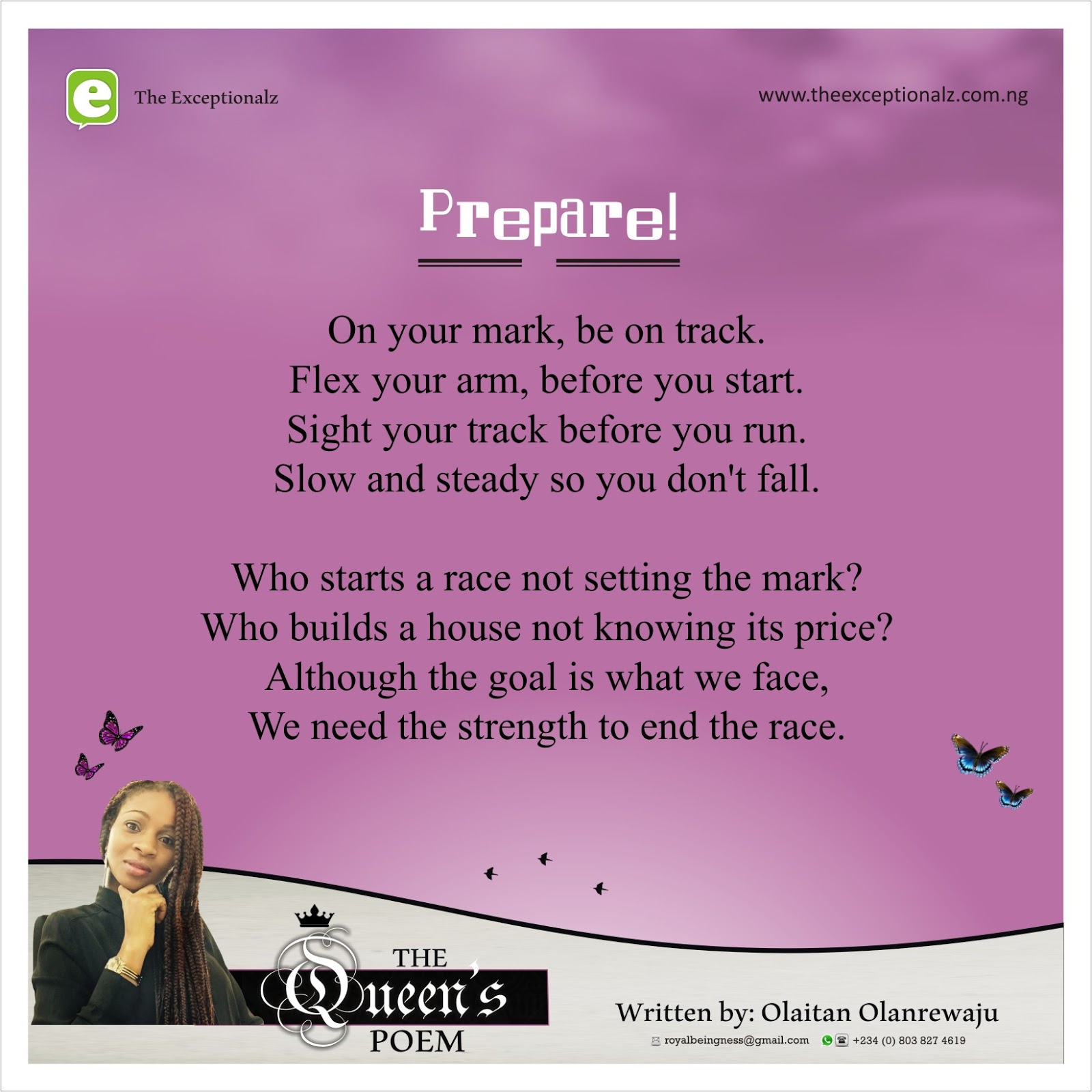 THE QUEEN'S POEM ~ TheEXCEPTIONALZ