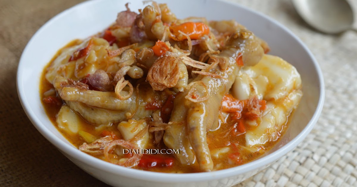 Diah Didi's Kitchen: Seblak Ceker Super Pedasss