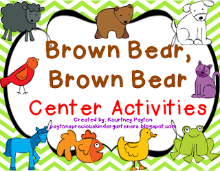 Mrs. Payton's Precious Kindergarteners: Brown Bear, Brown Bear Center ...