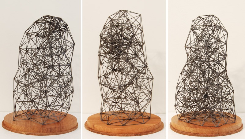 Simply Creative: Geometric Pencil Lead Sculptures by Peter Trevelyan