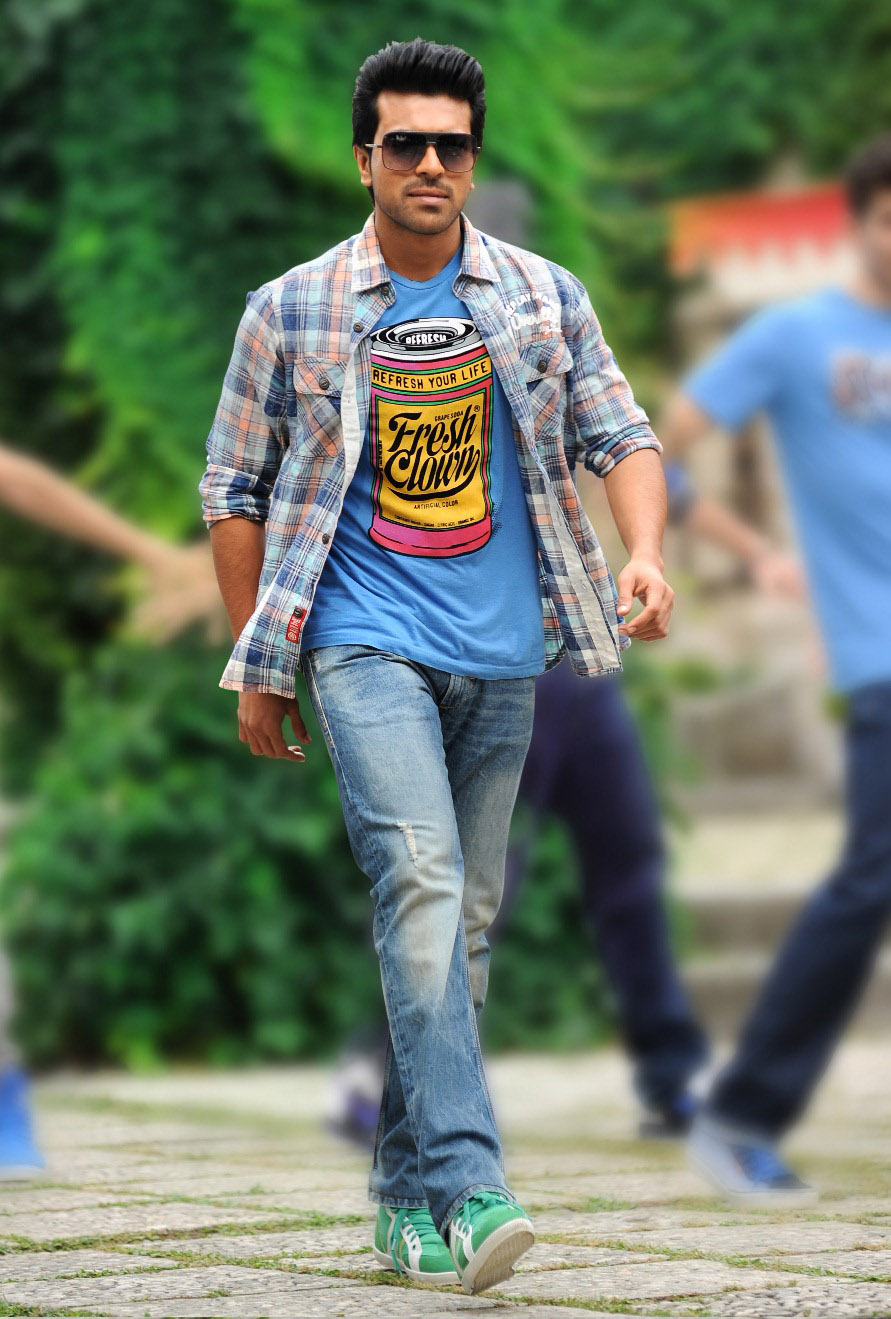 Kajal and Ram Charan In Naayak Movie Stills - MY KADAL-KAJAL