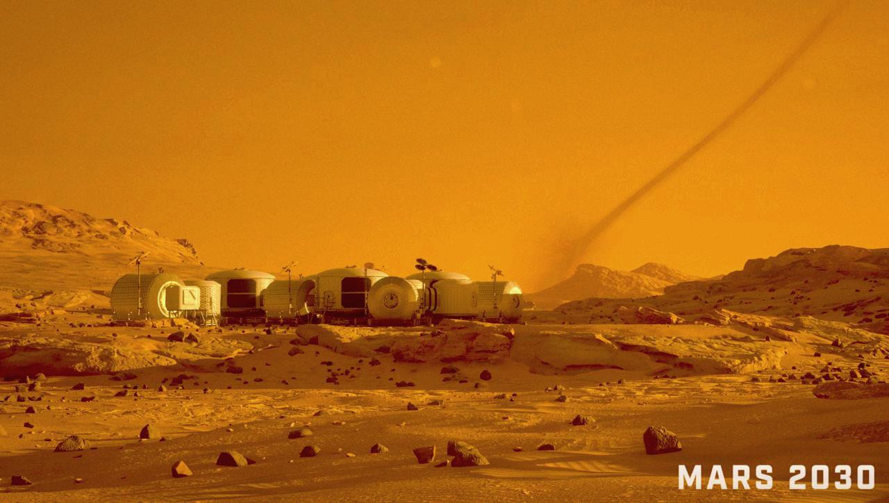 HD images from Mars 2030 VR experience | human Mars