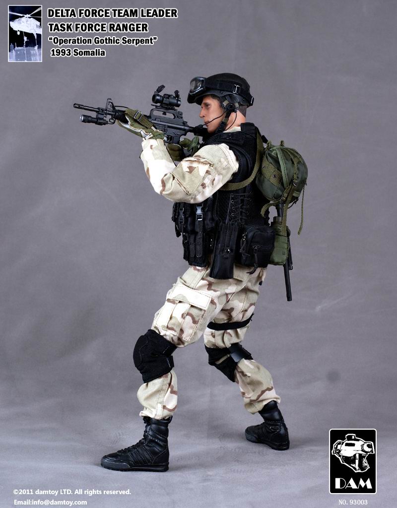 toyhaven: Incoming: DAM 1/6 Delta Force Team Leader, Task Force Ranger ...