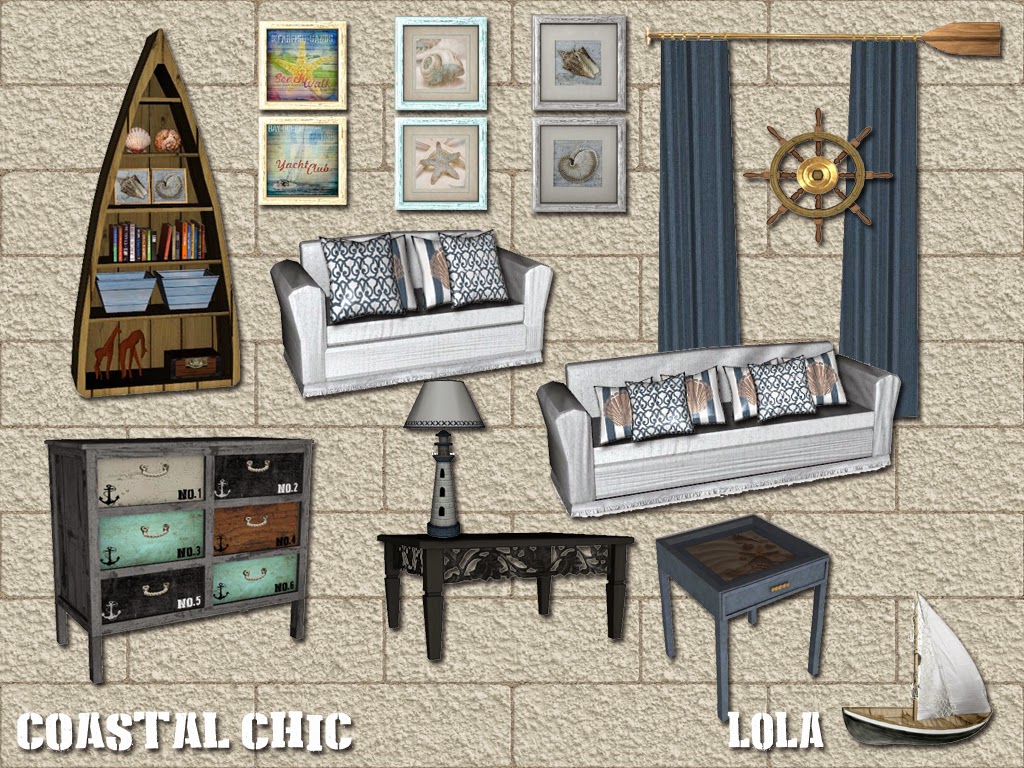 Sims and Just Stuff: Coastal Chic