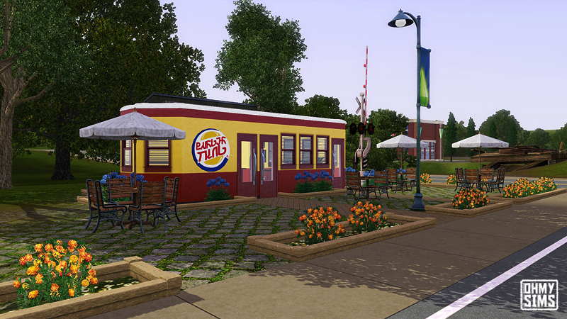 My Sims 3 Blog: Burger Sims Diner by Oh My Sims