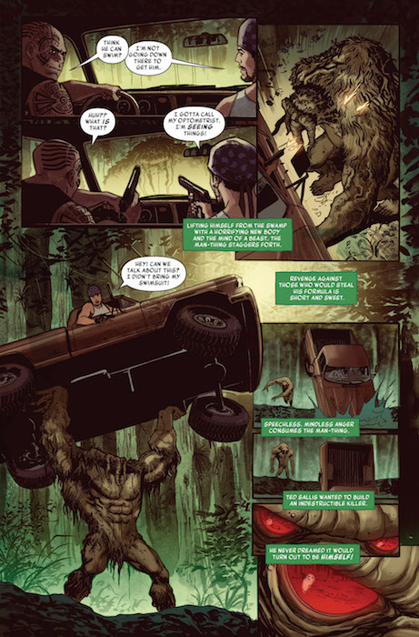 Weird Science DC Comics: Man-Thing #1 Review - Marvel Monday