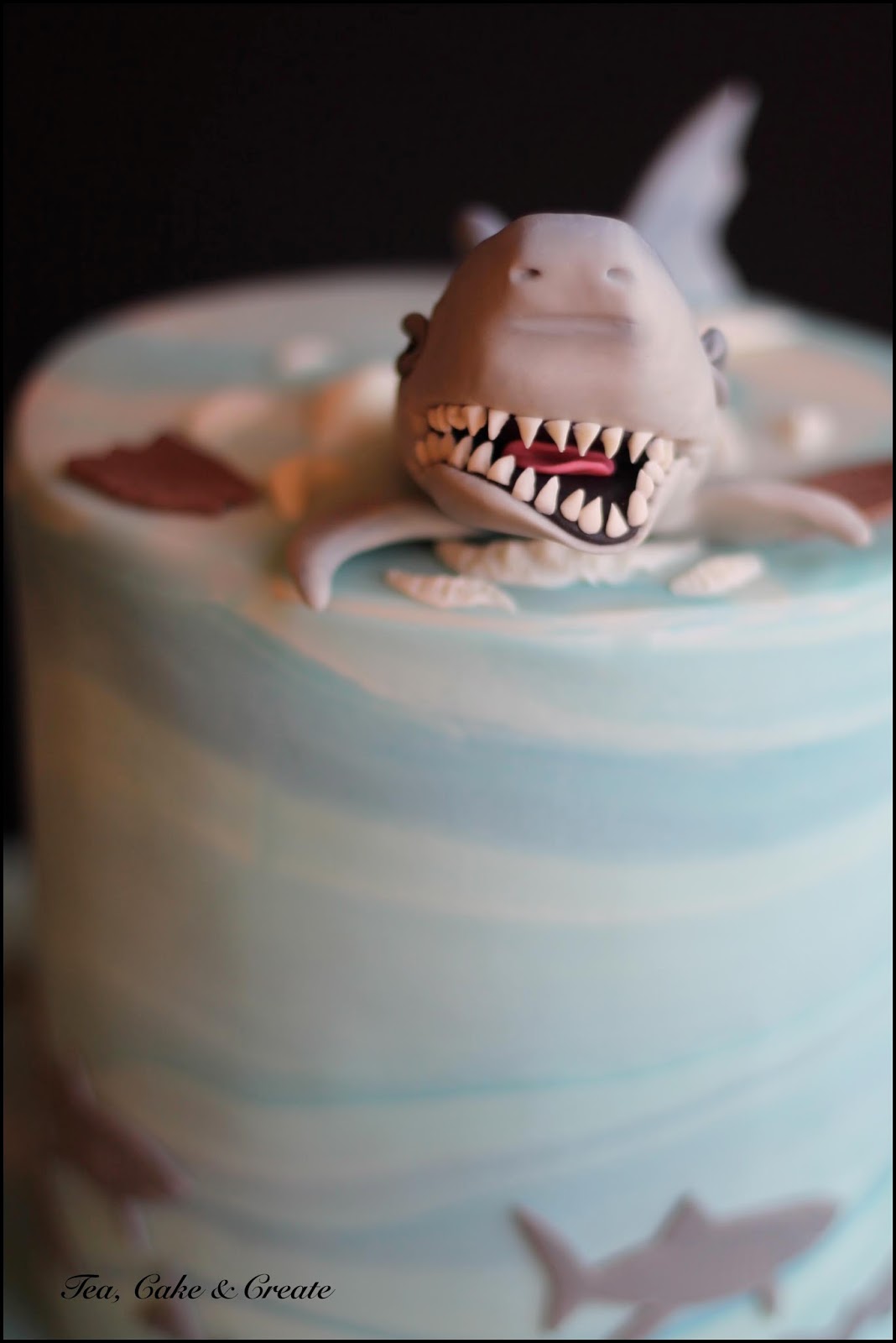 Tea, Cake & Create: Shark-Themed Birthday Cake