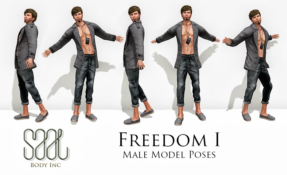 Freedom I: New Female&Male Model Poses | SAAL Body Inc