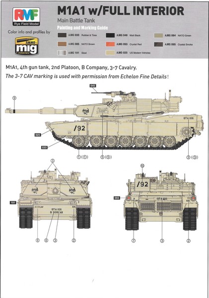 In War and Peace - Playing with plastic : Rye field Models M1A1 Abrams ...