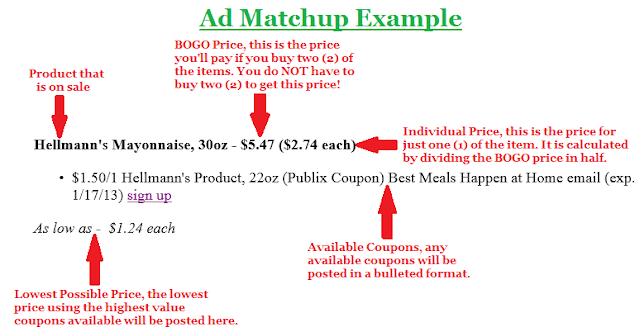 Southern Coupon Junkies: Publix Weekly Ad Matchup 1/23 - 1/29 (1/24 - 1 ...