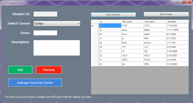 VB.Net Students Information System Source Code - C#, JAVA,PHP ...