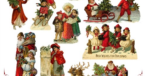 Vintage Country Style: FREE Vintage Christmas Die-Cuts