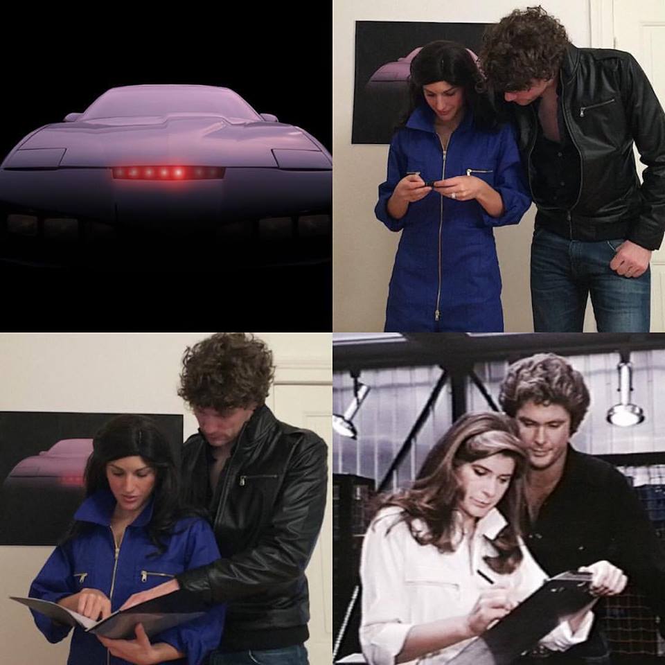 Retro ACTIVE Critiques: Knight Rider For Halloween (Couple Costume)