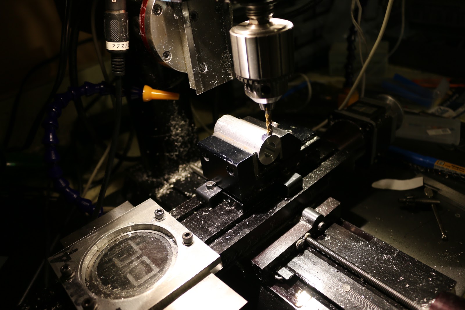 IC reverse engineering and other adventures: Machining K2 microscope Z adapter