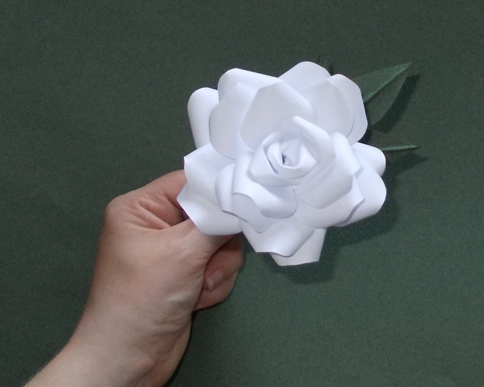 Four-eared bunny: Paperiruusun ohje