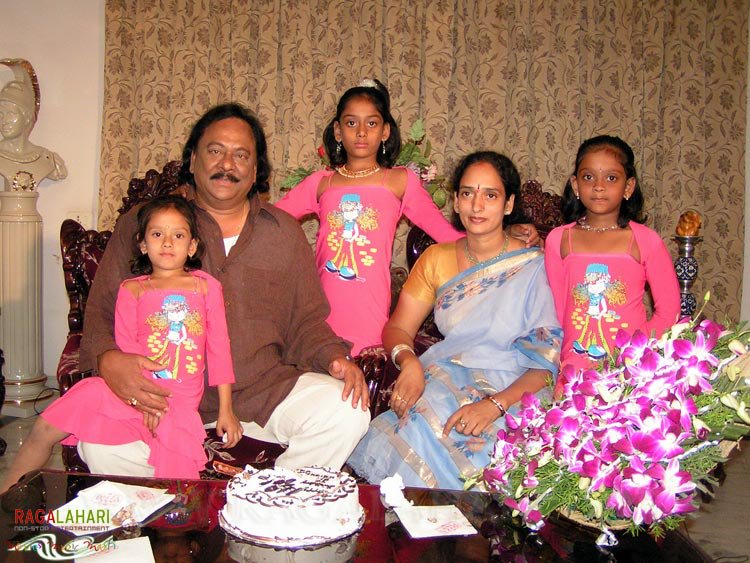 we love prabhas.. : krishnam raju his family photos