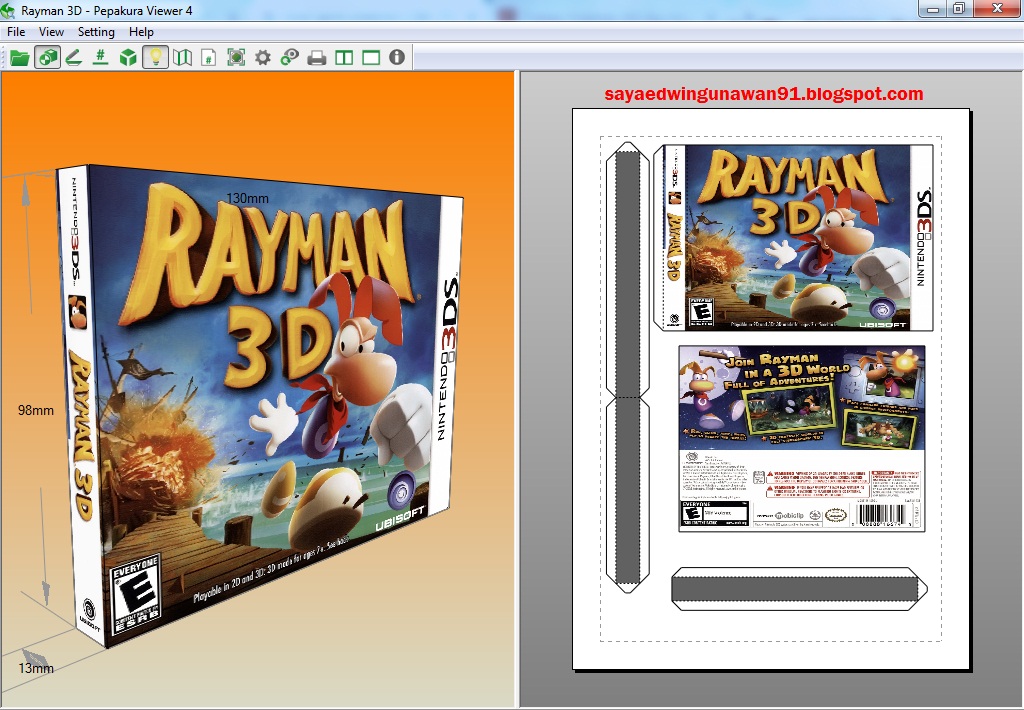 Our World: Papercraft Cover Nintendo 3DS