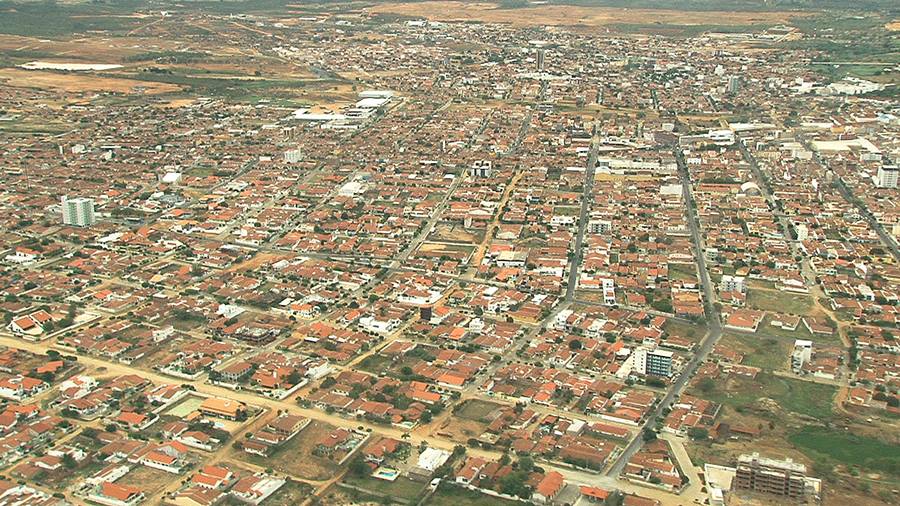 Patos Moto Fest: Vista Parcial (aérea) da cidade de Patos-PB