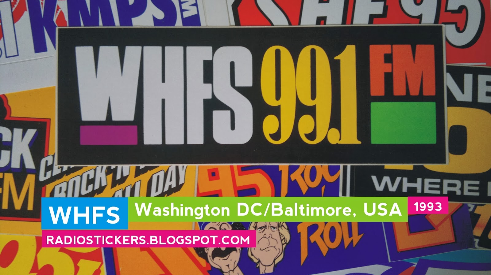RADIO station stickers... and more!: WHFS 99.1 FM, Washington, DC ...