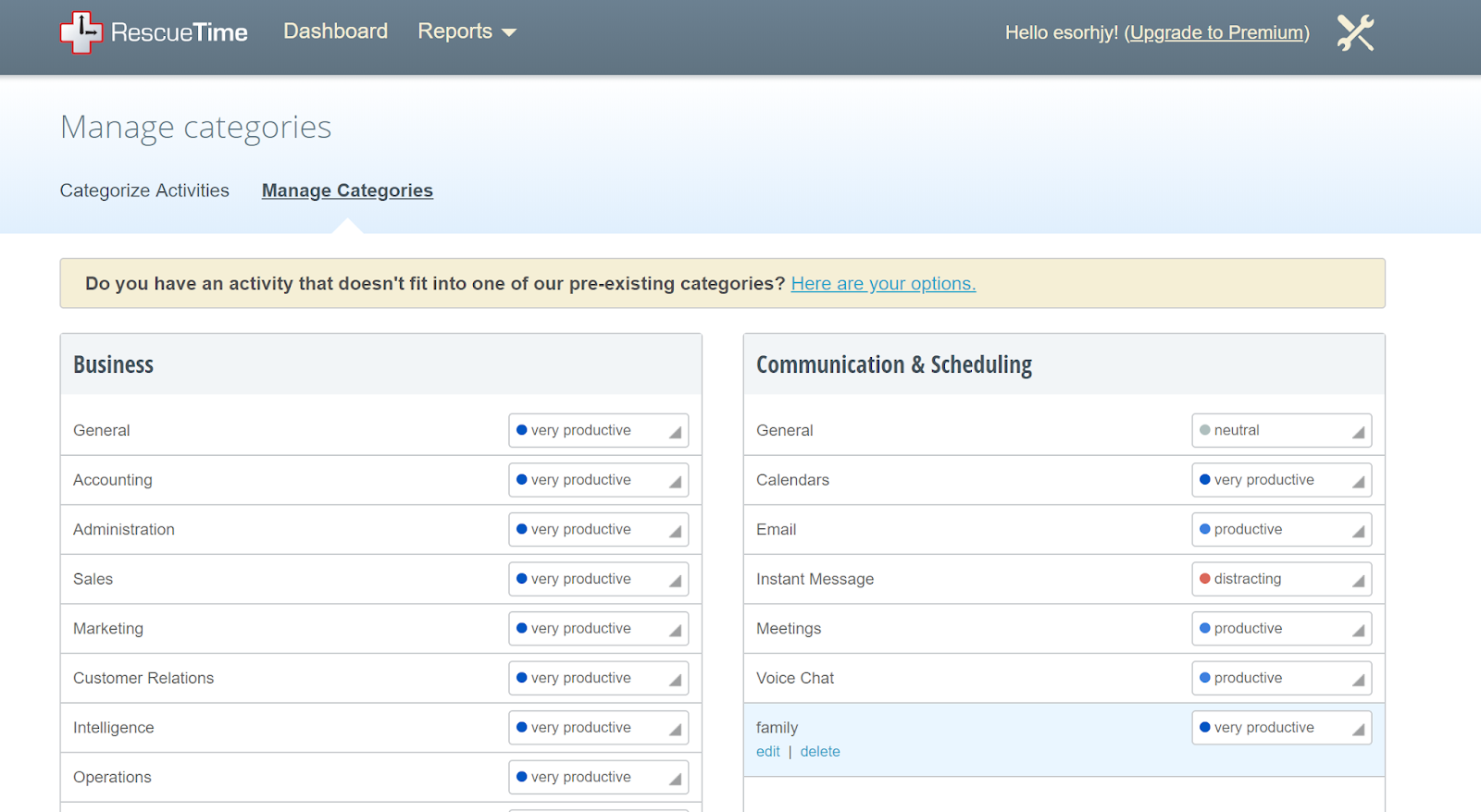 RescueTime 拯救時間利器上手教學，自動時間記錄與生產力評分