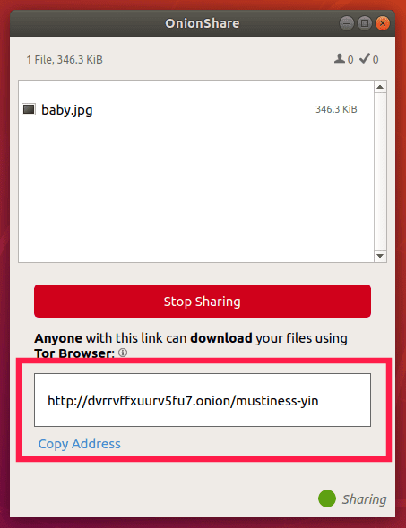 Linux Hogyanok Blog: Onionshare - Fájlok biztonságos megosztása linux alatt