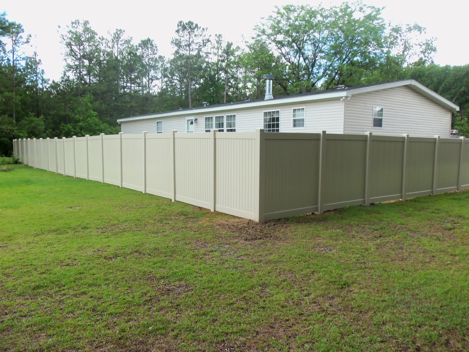 Town & Country Fences, LLC: Poly-Vinyl Creations Install in Huger SC