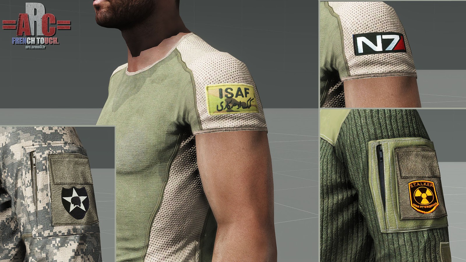 様々なパッチと腕章を追加する ARC Patches / Insignia アドオンに新しい仕様が追加 | 弱者の日記^^ - Arma 3 ...