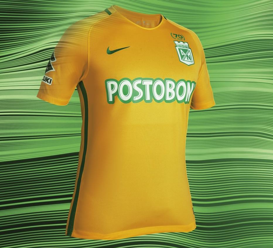 Outstanding Nike Atlético Nacional 2017 Home and Away Kits Released ...