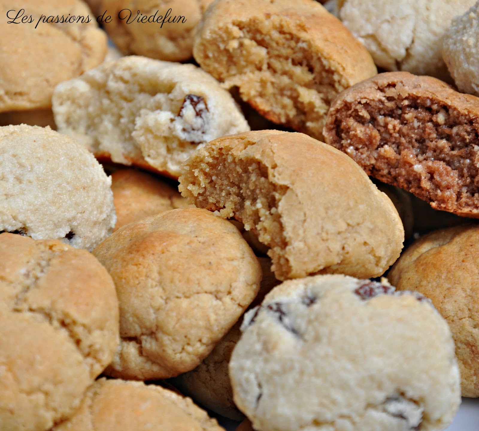 LES PASSIONS DE VIEDEFUN: MA RECETTE DU JOUR : Amarettis au beurre de ...