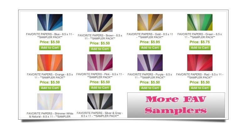 Envelopes and Paper: More FAV Sampler Colors