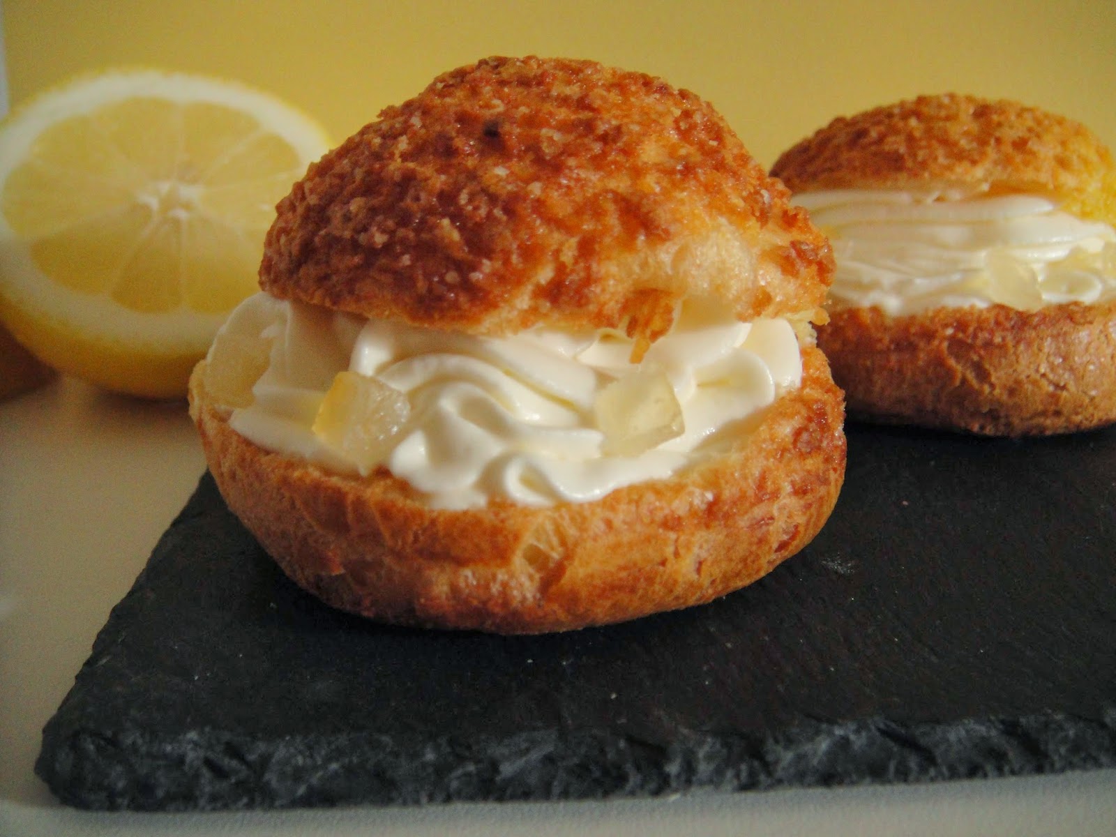 Arôme Framboises: Choux infiniment citron (recette de Pierre Hermé)