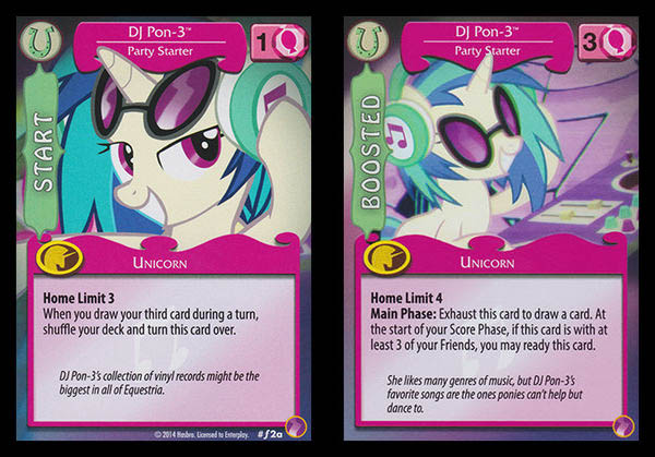 My Little Pony DJ Pon-3, Party Starter Rock N Rave CCG Card | MLP Merch