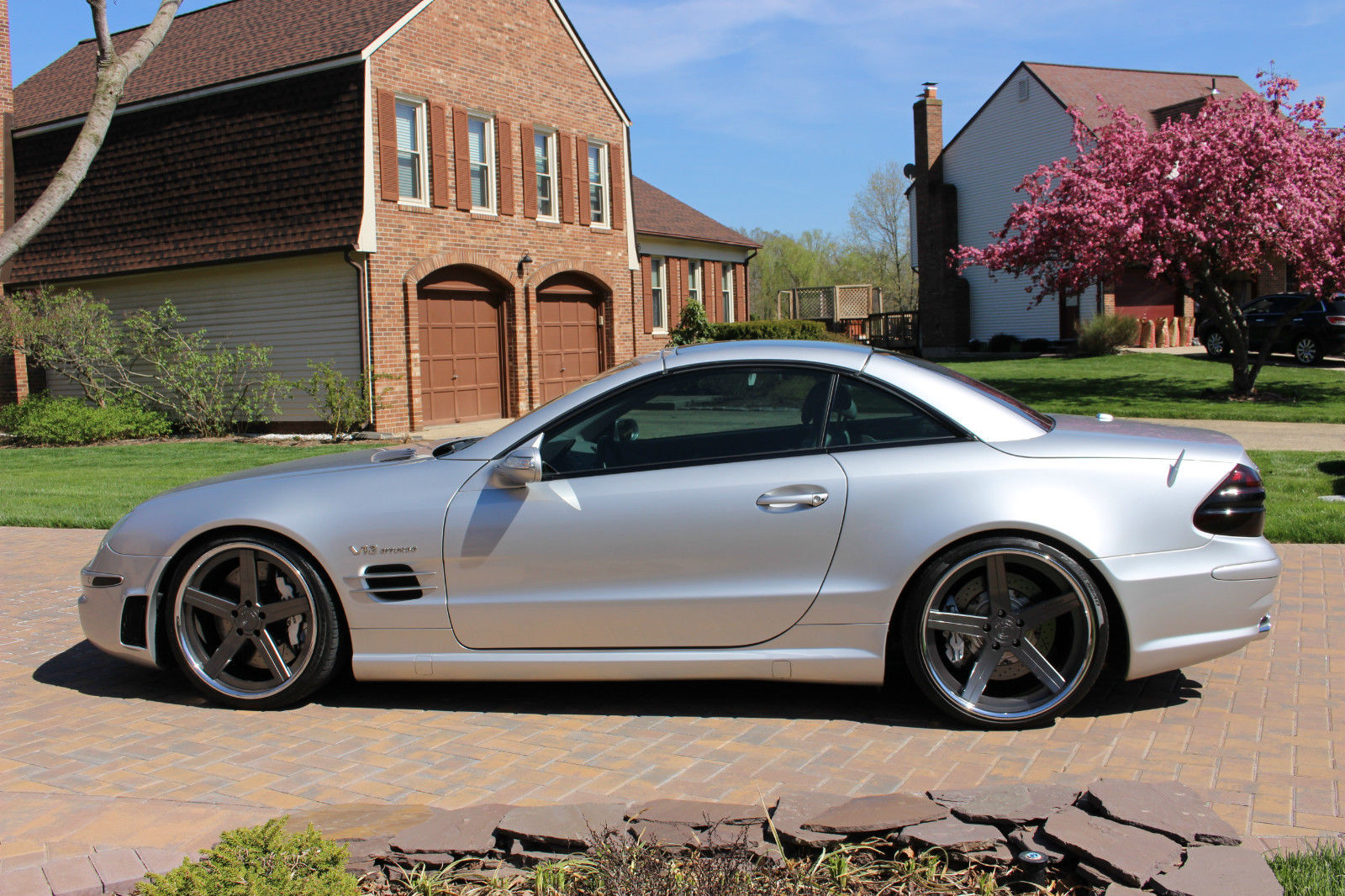 2005 Mercedes-Benz R230 SL65 AMG on 20" D2 Forged Wheels | BENZTUNING