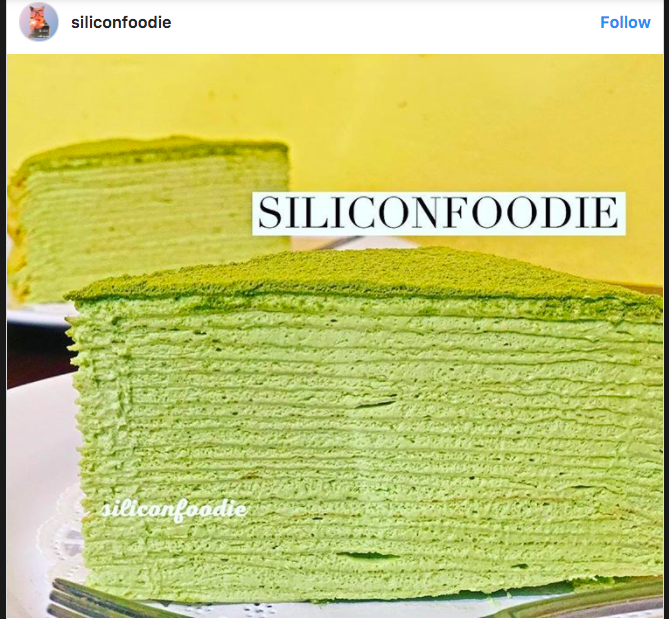 Silicon Foodie Blog: Matcha Mille Crêpe by Lady M is Insanely Good!