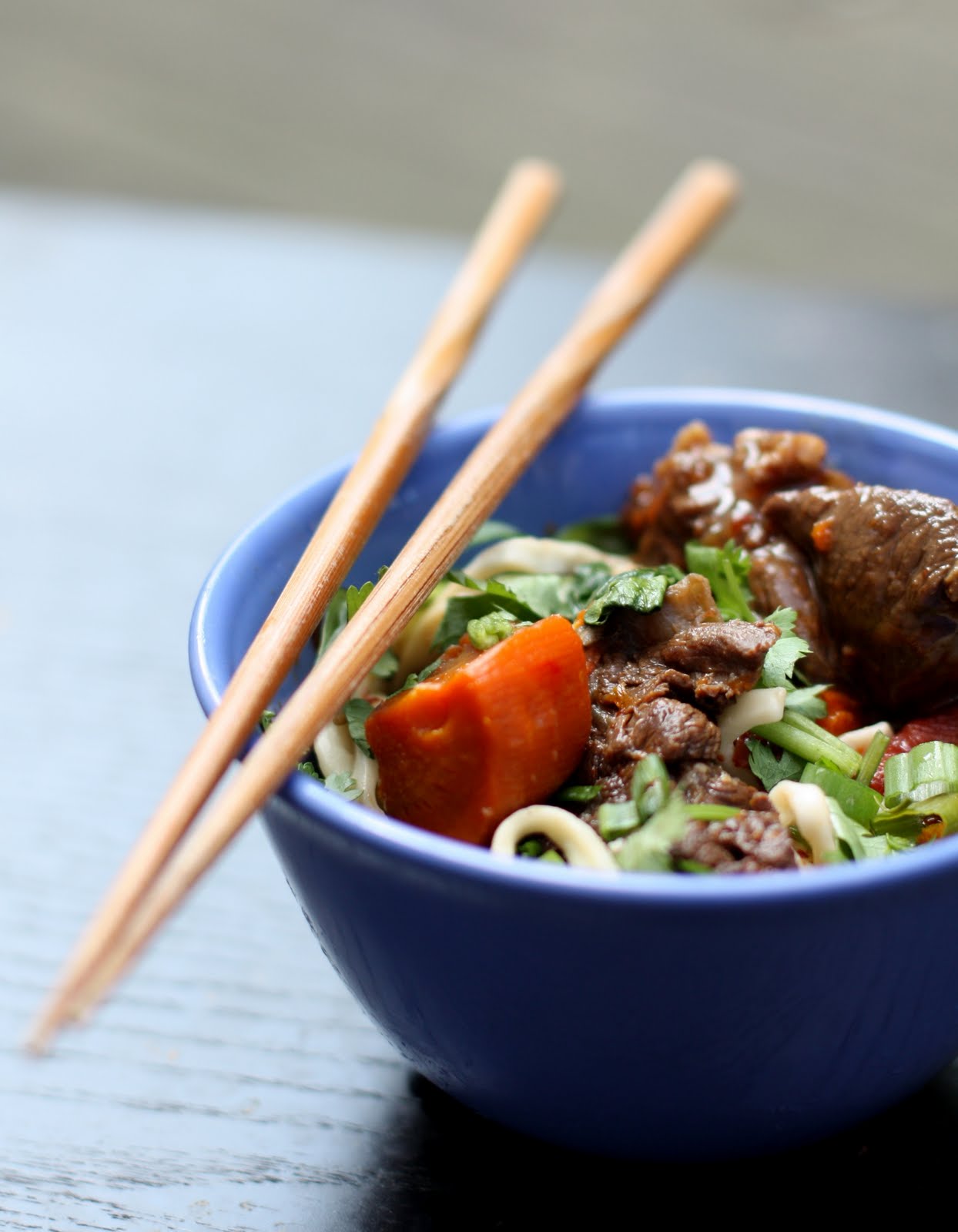 NOMz: Taiwanese Beef Noodle Soup (Niu Rou Mien)
