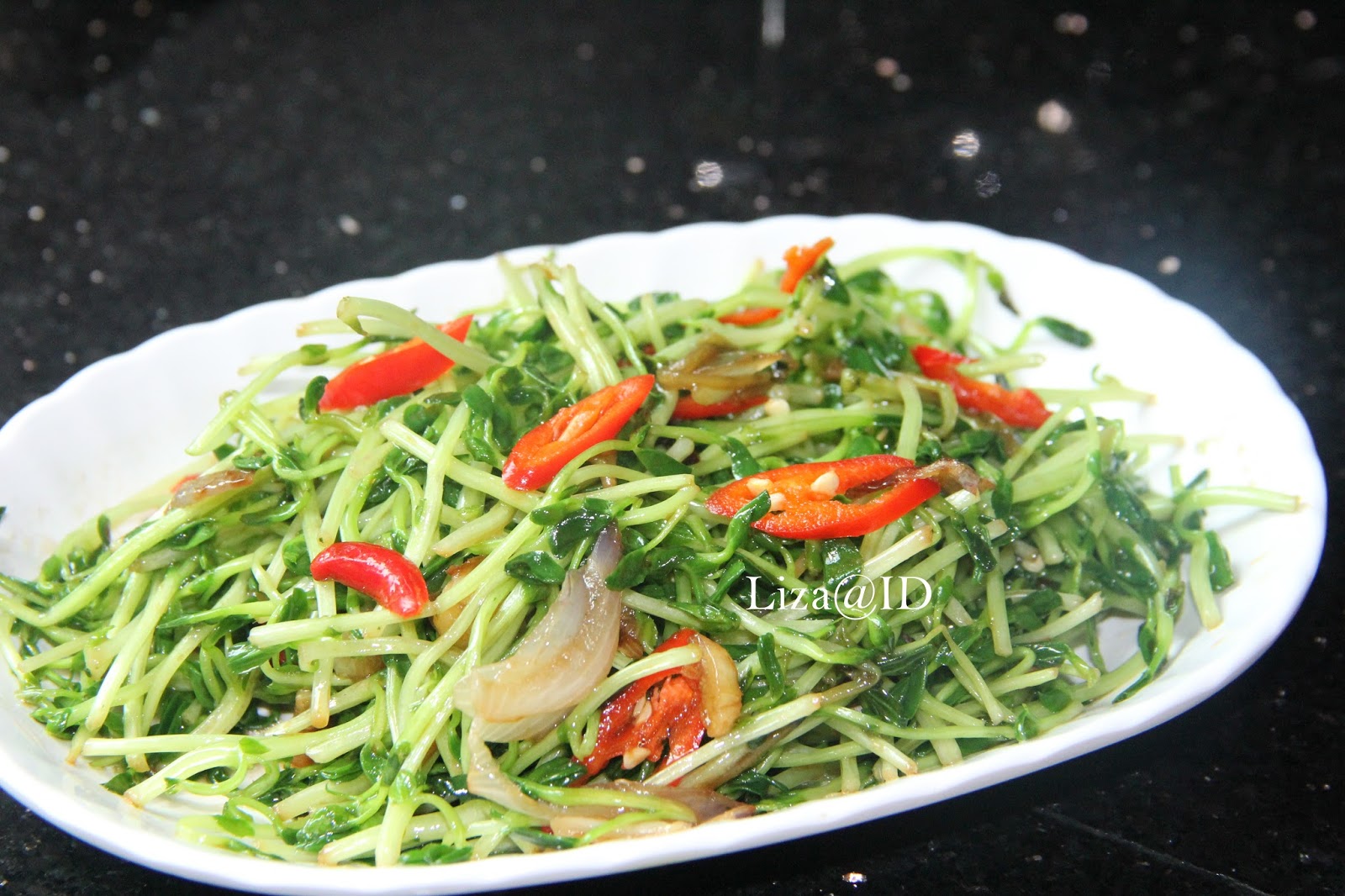 INTAI DAPUR: Pucuk Kacang Goreng Simple...