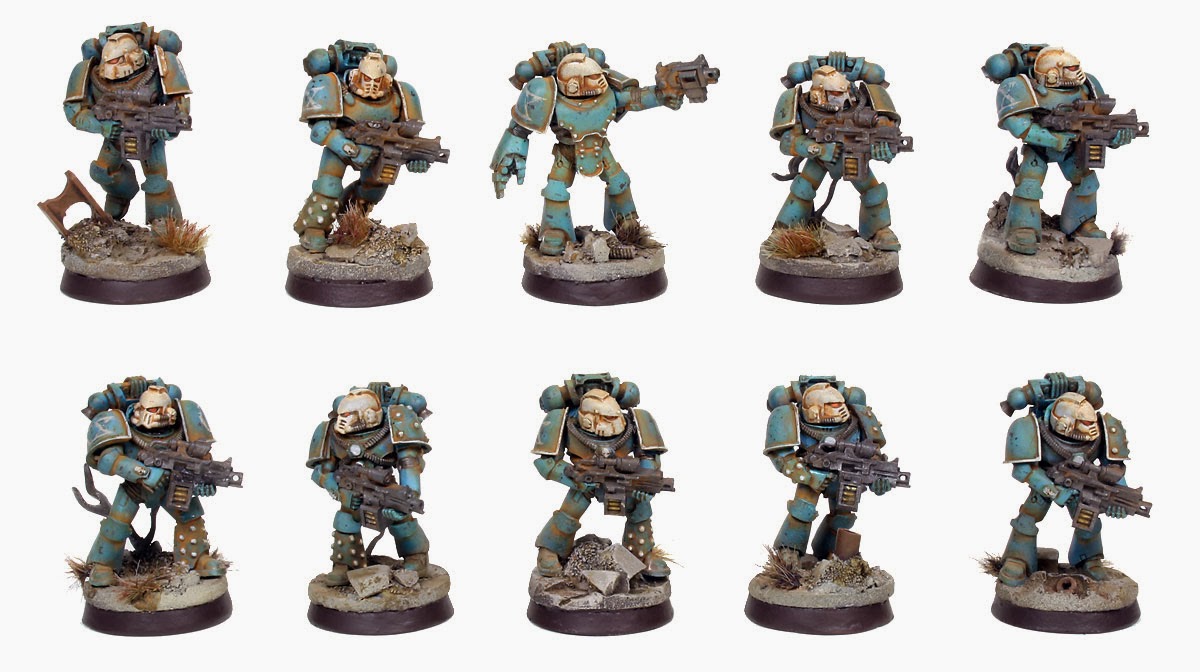 Marc Raley Miniatures: Pre Heresy Alpha Legion Seeker Squad