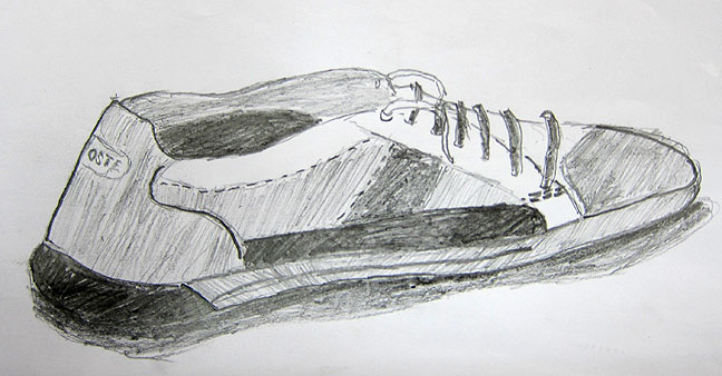 Mr. Bob's Middle & High School Art Room: Shoe Drawings Grade 7 Art
