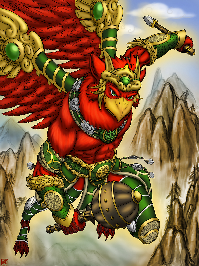 DEJEMOS QUE CORRA EL AIRE: LEI GONG : DIOS DEL TRUENO EN EL TAOISMO