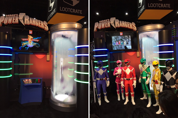 Bandai simula Centro de Comando de Power Rangers na Comic Con