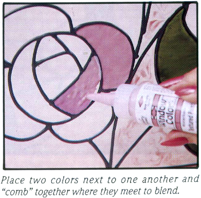 Gallery Glass Class: Painting windows by Vertical Application