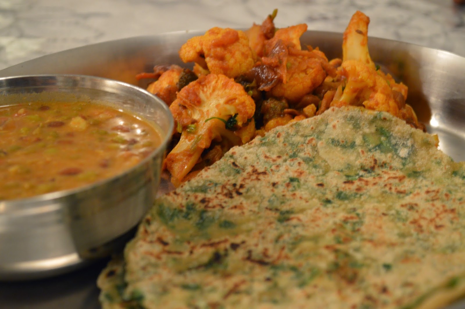 "Cooking Isn't Rocket science" : Gobi Aloo & Easy to make Palak Roti