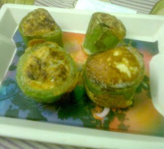 Foods from My Kitchen: Stuffed Chichinge\Snake-Gourd (different syle)