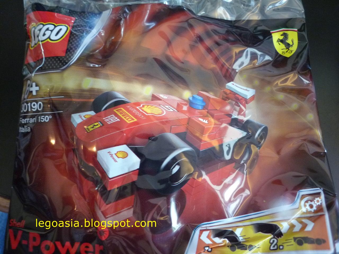 Lego Asia: Coming Next Week - Shell Lego 30190 Ferrari Italia Review