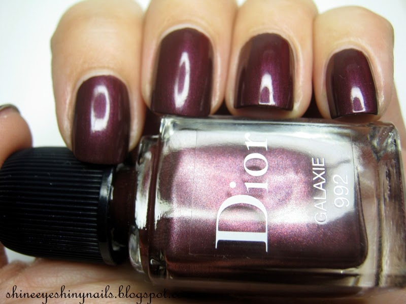 old: shine eye's shiny nails: dior galaxie 992 (mystic metallics)