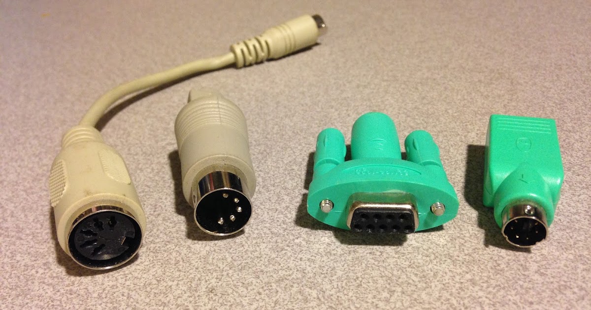 Ken Umemoto's vReality: Old Keyboard and Mouse Ports, Connectors and ...