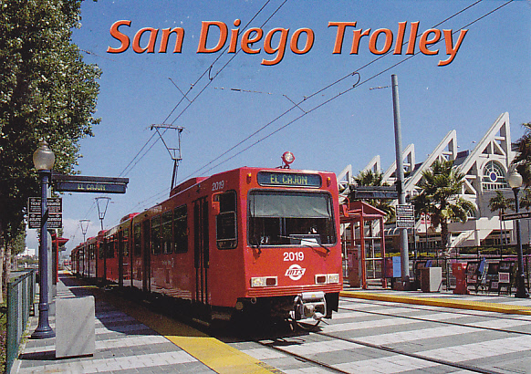 Discover the World on Trains: San Diego "RED" Trolley, U. S. A.