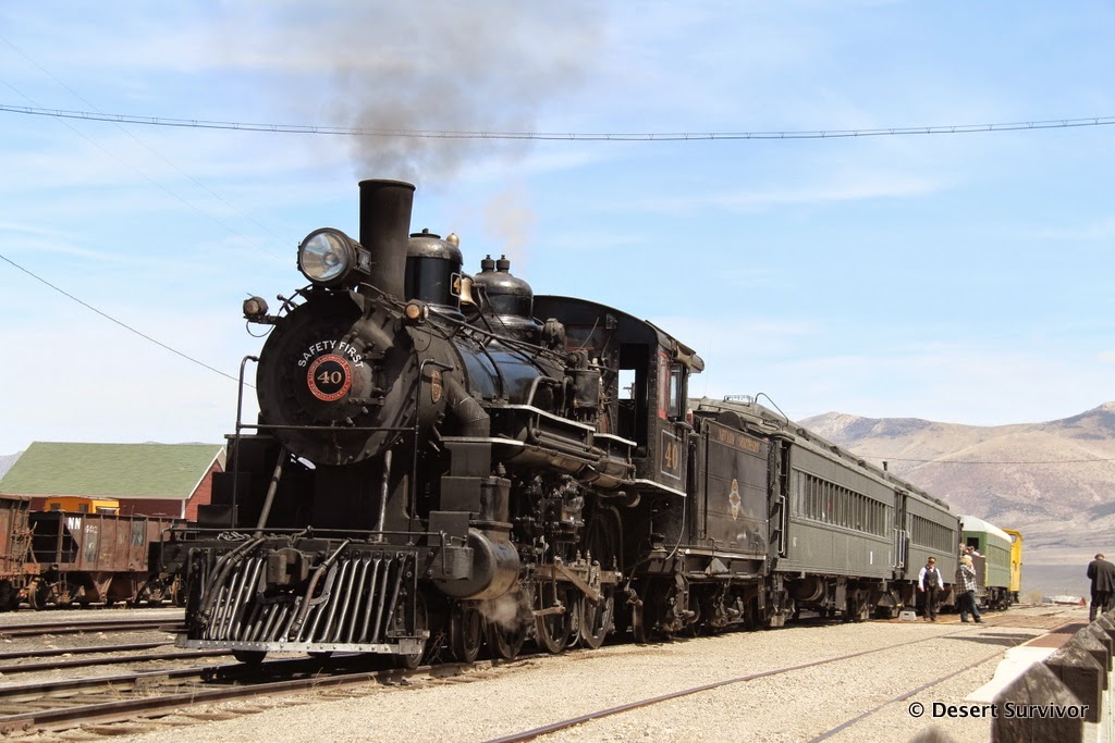 Desert Survivor: Nevada Northern Railway - Spring 2015 Trip
