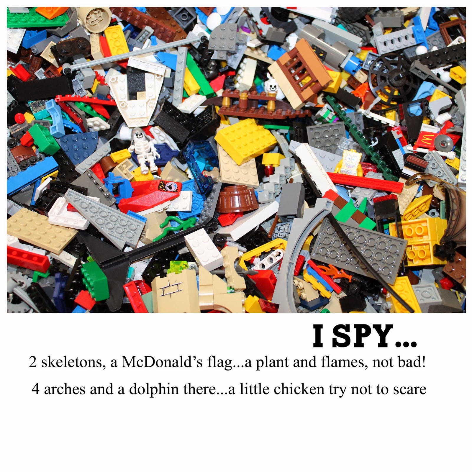 Lego I Spy with my Little Eye Book!